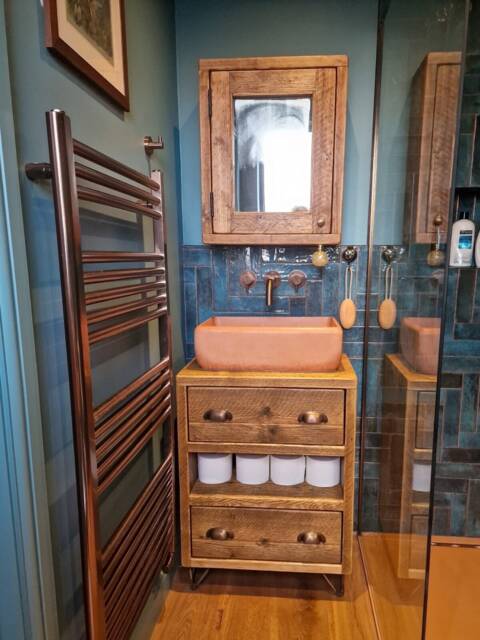 Kent Reclaimed Wood Rustic Bathroom Vanity Unit by Etsy | ufurnish.com