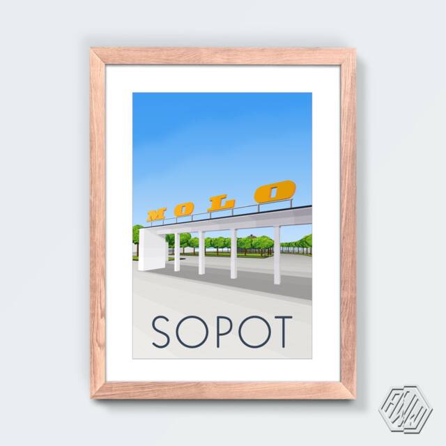 Plakat Sopot Molo by Etsy | ufurnish.com