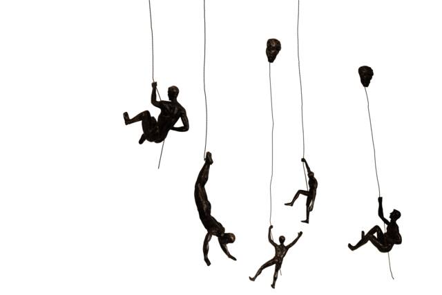 Set Of 5 Climbing Figurines Nail-Caps Included 5x Climber Figures ...