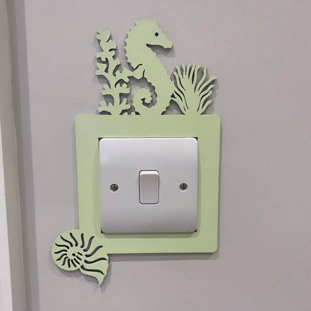 Nautical Light Switch Surround Under The Sea Nursery Decor by Etsy ...