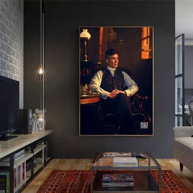Peaky Blinders Thomas Shelby Portrait Canvas Print - Iconic & Stylish ...