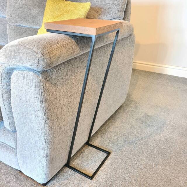 Slim Thin Sofa Side Table - Minimalist Living Room Furniture Bespoke ...
