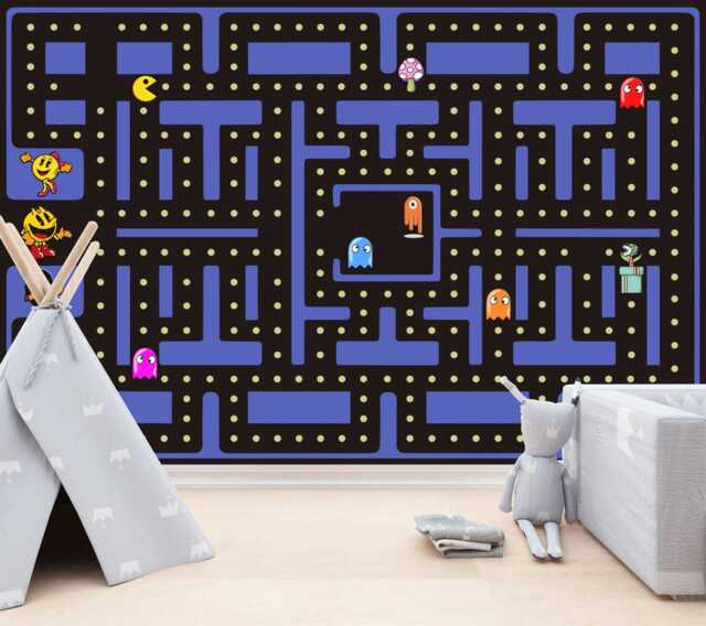 Retro Arcade Gaming Customized Colors Gift, Art Print Photomural ...