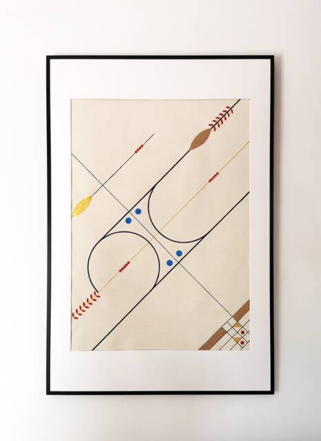 Nereus/Original Painting/Abstract Geometric Painting/Wall Decor/Minimal ...
