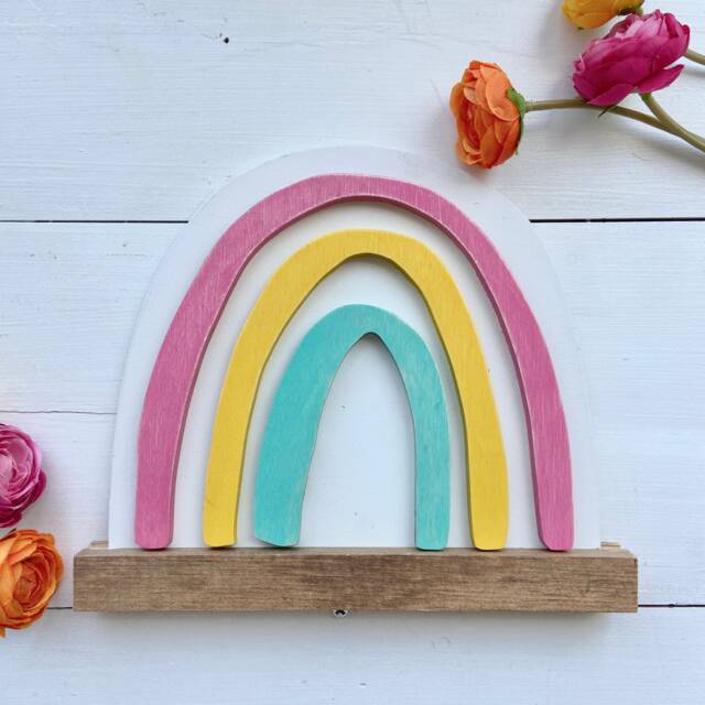 Rainbow 3D Shelf Sitter by Etsy | ufurnish.com