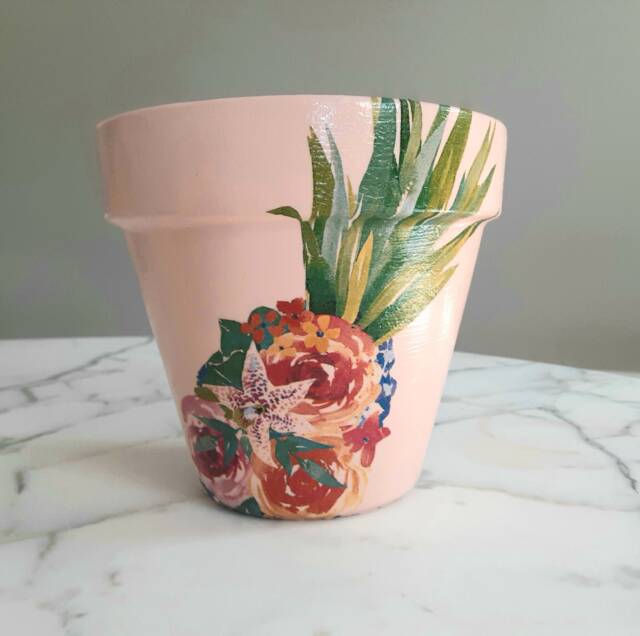 Pineapple Clay Pot-6 Inch, Clay Pots, Planters, Pineapples, Terracotta ...