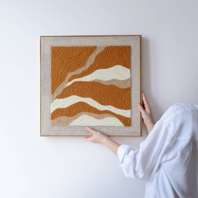 Wool Weaving Wall Art Modern Neutral Tapestry Decor by Etsy | ufurnish.com