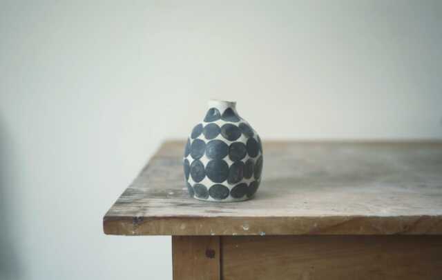 Handmade Ceramic Polka Dot Bud Vase by Etsy | ufurnish.com