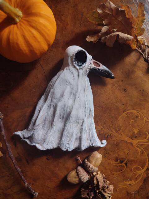 Crow Ghost 3D Gothic Wall Art, Whimsical Home Decor by Etsy | ufurnish.com