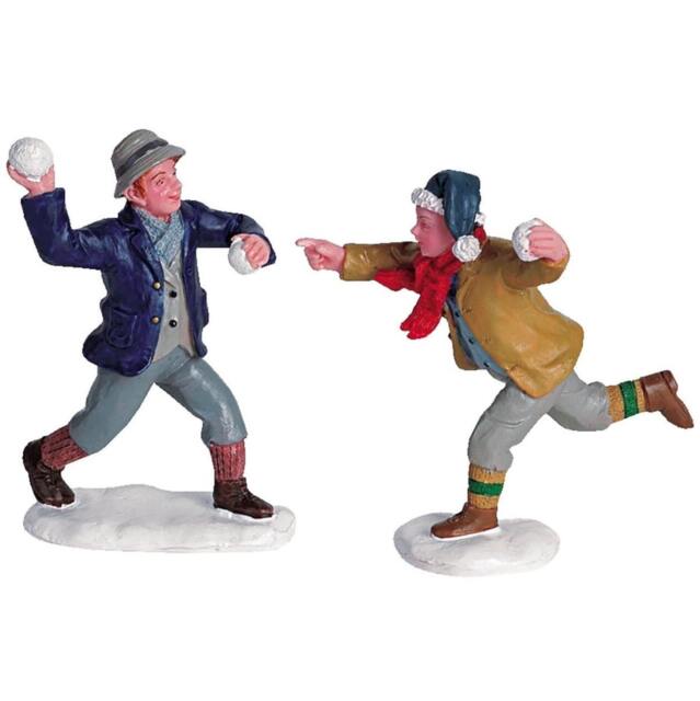 Lemax Snowball Fun Set Of 2 #62308 Caddington Christmas Village ...