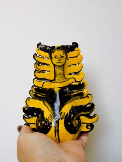 Flapper Girl Handbuilt Ceramic Vase by Etsy | ufurnish.com