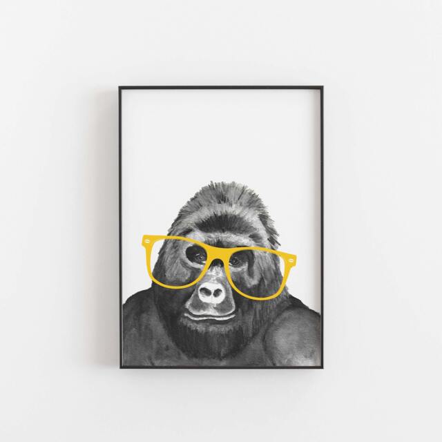 Gorilla Ape Print by Etsy | ufurnish.com