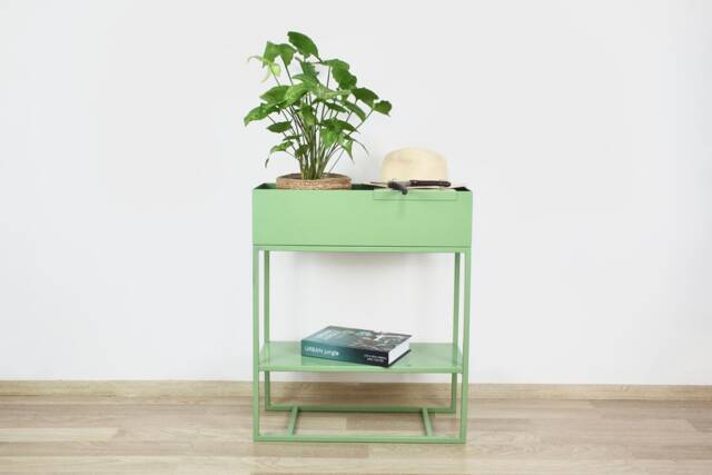 Hermes Green Console/Entryway Table Side Plantbox by Etsy | ufurnish.com