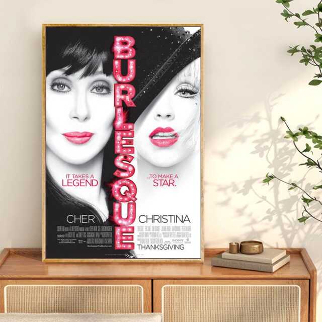Burlesque Movie Poster, Movie Prints For Cinema Rooms, Wall Art Decor ...