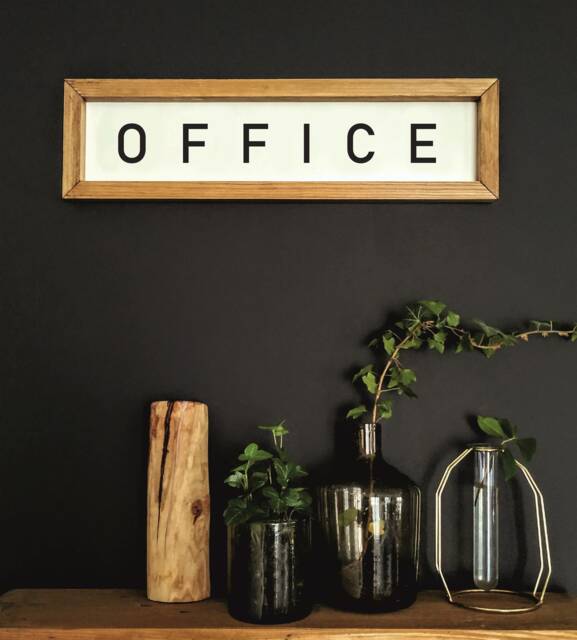 "Handmade Wood ""Office' Sign Aztec Wall Decor - 19.5x5.5" by Etsy ...