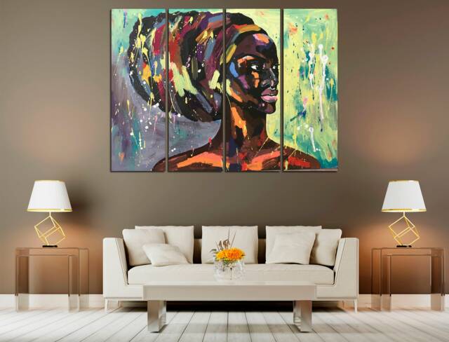 Black Women Art Colorful African Art Africa Ethnic Wall Decor by Etsy ...
