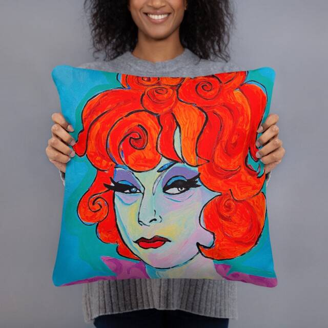 Endora Pillow Bewitched Agnes Moorehead Elizabeth Montgomery Samantha ...