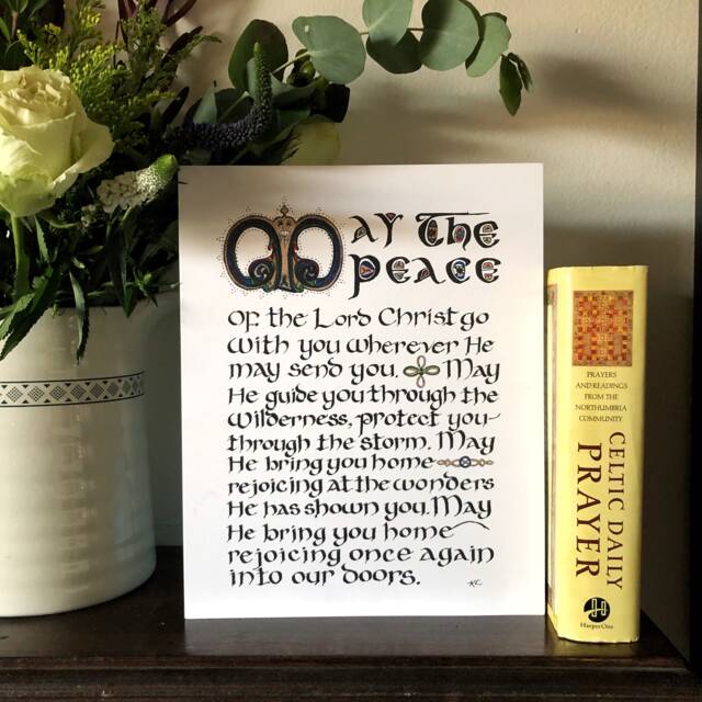 Celtic Blessing, Daily Prayer, Illumination, Illuminated Prayers by ...