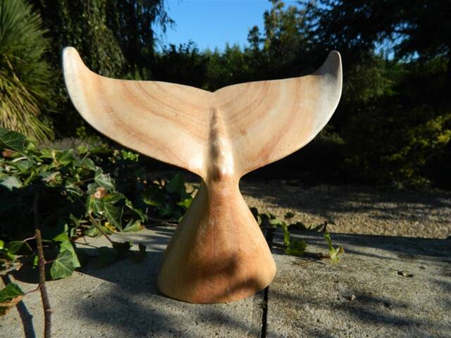 Hand Carved Wooden Whale - Tail by Etsy | ufurnish.com