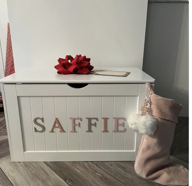 Wooden Toy Box Sign. Pastel Name, Toy Box Decoration. Wall Decor ...