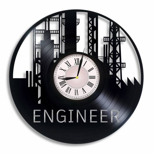 Mechanical Engineer Wall Clock - Perfect Gift For Stem Enthusiasts ...