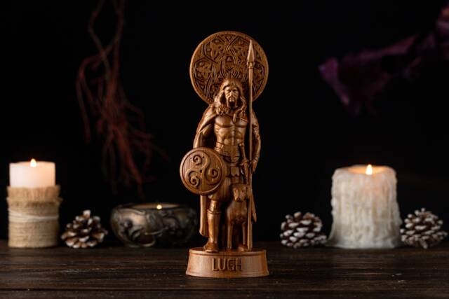 Lugh Irish God, Lug Mythology, Celtic God, Celtic Gods, Pagan Statue ...