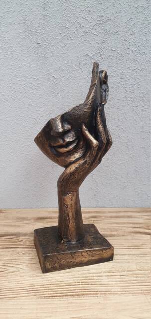 Decorative Single Face Mask, Abstract Unique Sculpture, Mask Statue ...