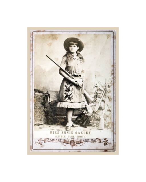 Decoration Poster.miss Annie Oakley Sharpshooter.room Home Interior ...