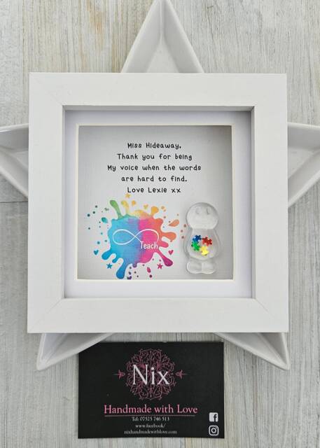 Teach, Teacher Gift, Autism Children's Thank You Neurodiversity, Adhd ...