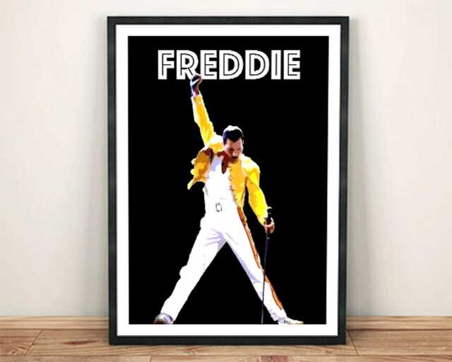 Freddie Mercury Poster Queen Singer Art Print by Etsy | uFurnish.com