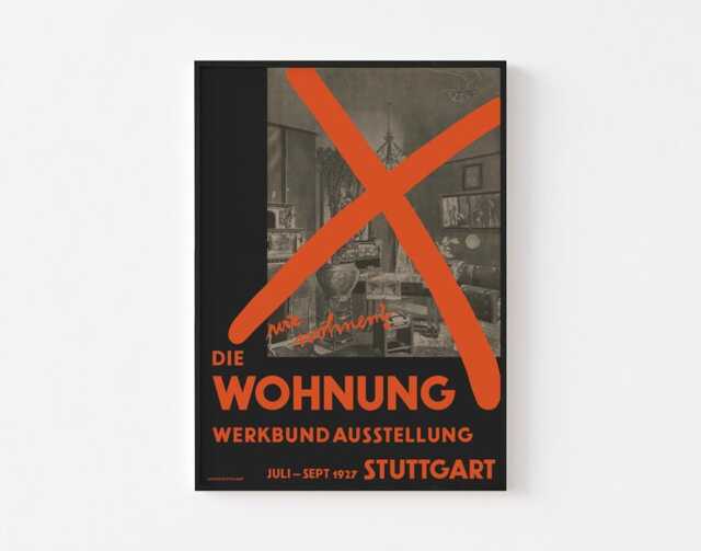 Die Wohnung Stuttgart 1927 Poster Print - Willi Baumeister Bauhaus Punk ...