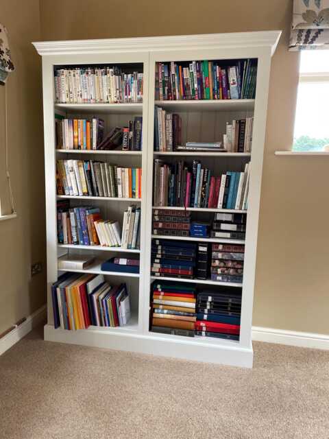 Bookcase - Edwardian Style Open Bookcase Shelving X 2 Sections by Etsy | ufurnish.com