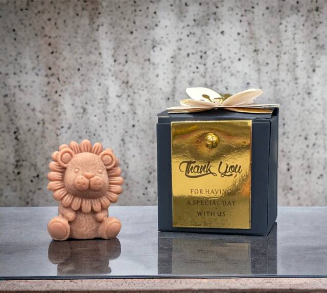 Mini Lion Scented Candles - Baby Shower Favours Christening Birthday ...