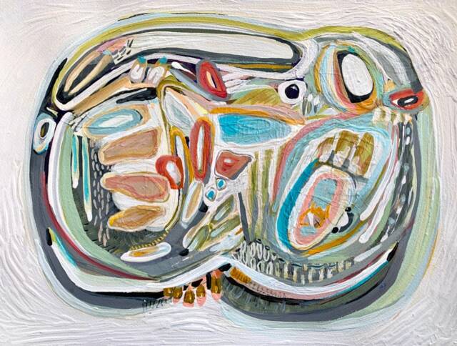 Original Abstract Landscape, Modern Painting, Gallery Wall Art ...