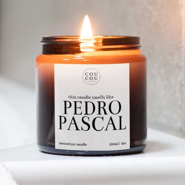 Pedro Pascal Candle, The Last Of Us Gifts, Celebrity Candles, Gift For ...