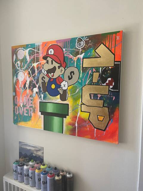 Art Pop Super Drippy Bros - Super Mario by Etsy | ufurnish.com