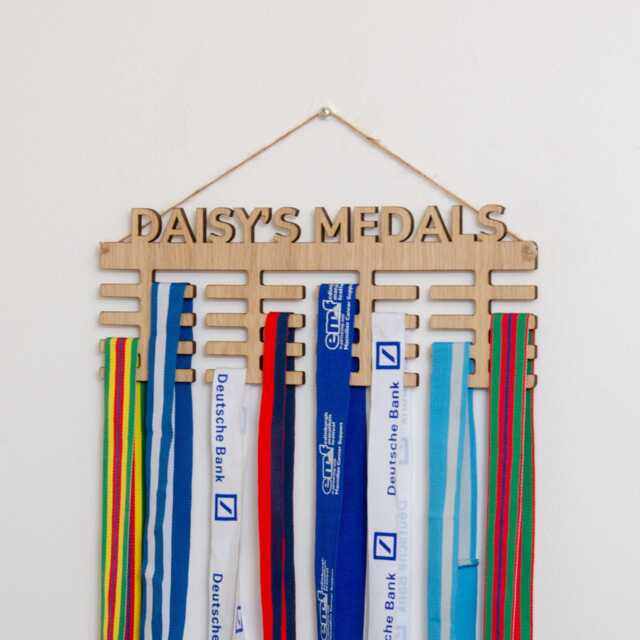 Medal Display Board Running Race Personalised Marathon Collection ...