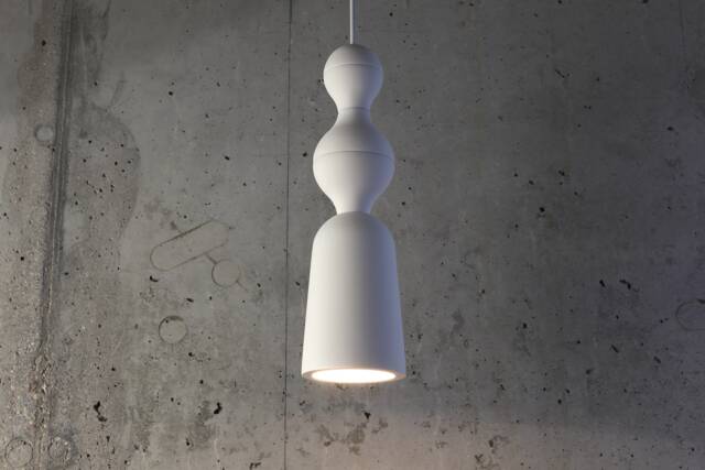 Plaster Pendant Light - Sculptural Modern Contemporary Plaster by Etsy ...