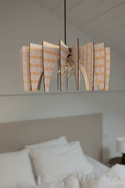 Enchanting Illumination Personalized Wooden Pendant Light Fixture For A ...