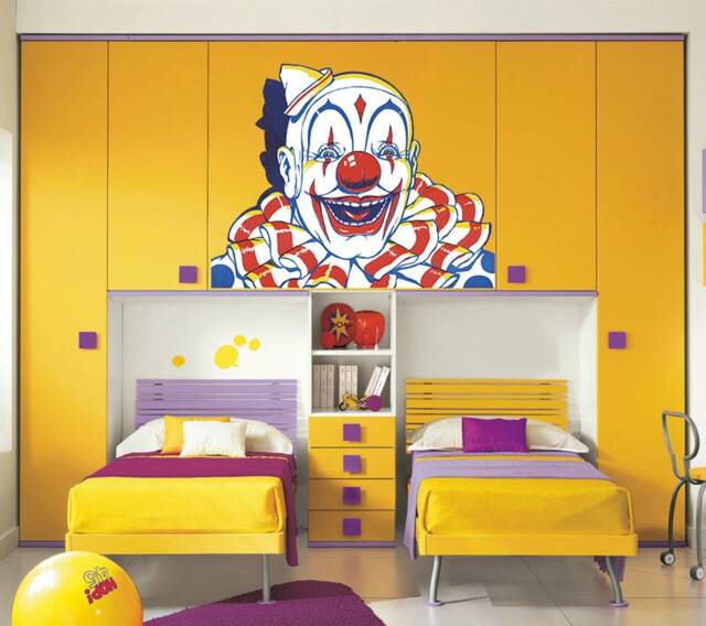 Clown Wall Decal, Sticker, Wall Decor by Etsy | ufurnish.com