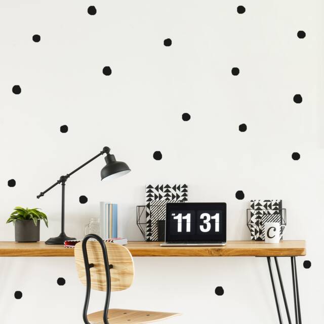 Dalmatian Wall Decals, Toddler Room Black Stickers, Teen Boy Decal ...