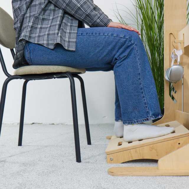 Adjustable Wooden Footrest Ergonomic Under Desk Leg Support by Etsy ...
