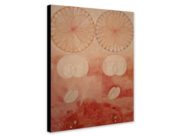 The Ten Largest - No.9 Old Age Abstract Art By Hilma Af Klint Wrapped ...