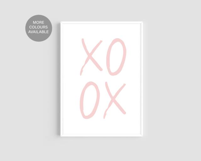 Xo Print, Love Prints, Wall Art Home Art, Girls Decor, Bedroom Teen ...