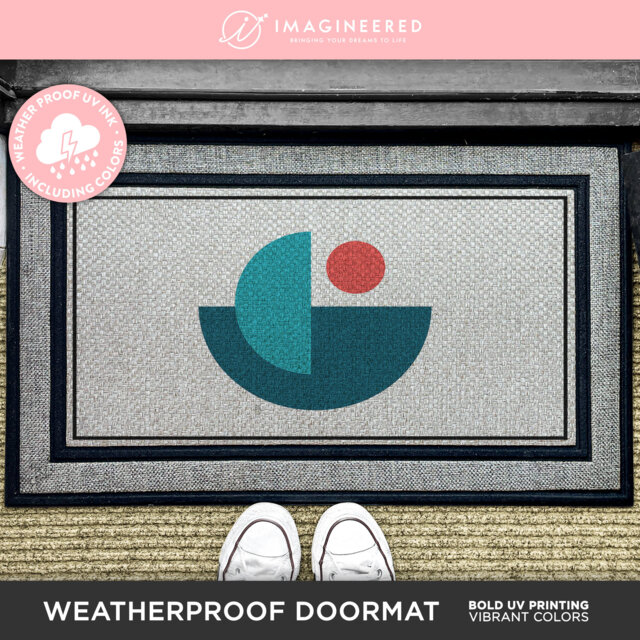Art Deco Pattern All-Weather Doormat - Home Entrance Stylish Entryway ...