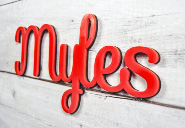 Personalized Acrylic Name Sign Wall Mount Nursery Decor by Etsy ...