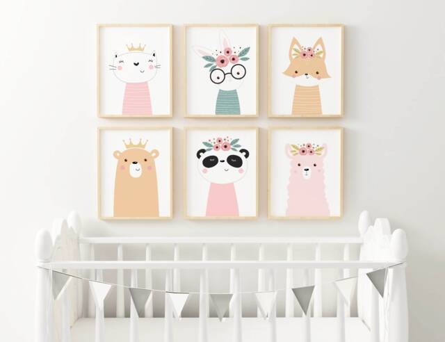 Animal Nursery Prints, Wall Childrens Art, Cute Art Np#93 by Etsy ...