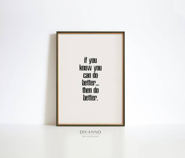 Success Mindset Poster, Positive Vibes Typography Gicl??e Print, Modern ...