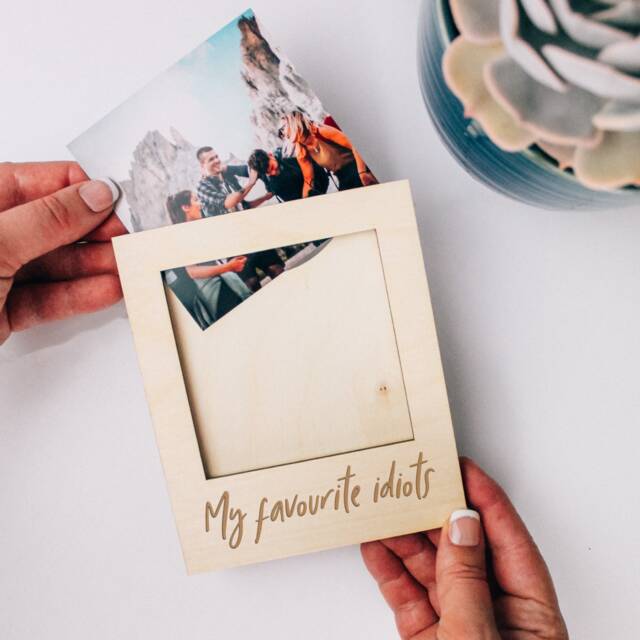 Funny Photo Frame - My Favourite Idiots Personalised Hilarious Best ...