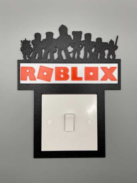Roblox Inspired Light Switch Surround - Gaming Wow3D Decor Computer ...